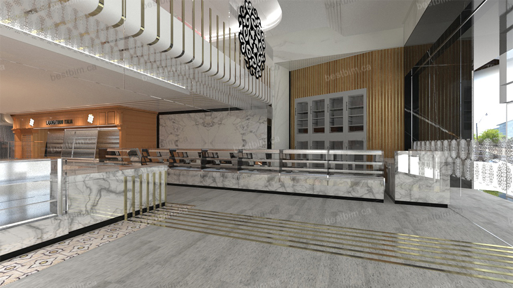 Grocery Store Project - Interior Design and Render